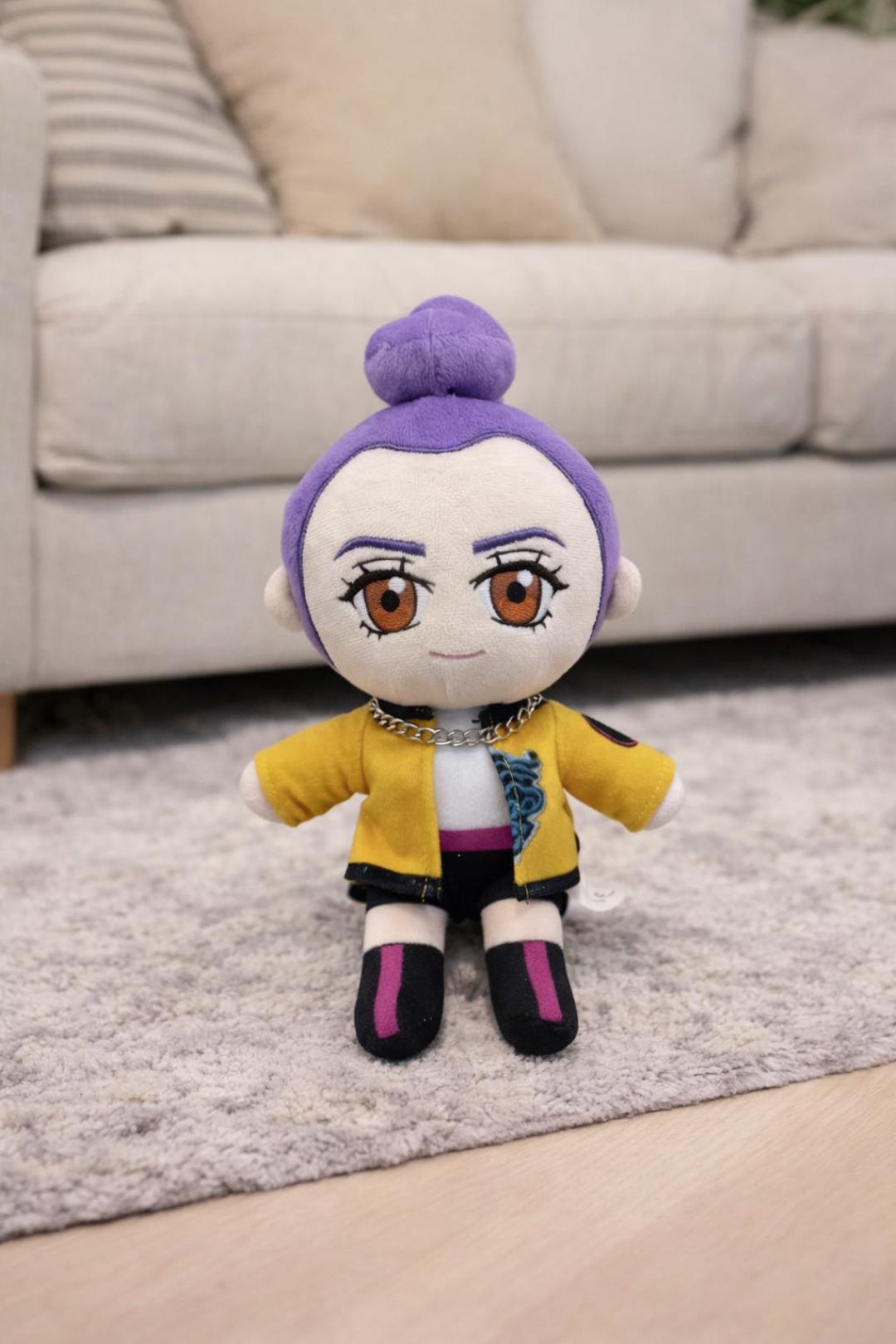 Rumi Plushie, K-pop Demon Hunters Plush Toy, Cute Rumi Doll, Huntrix ...