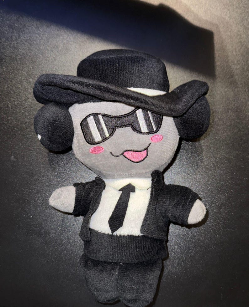 Forsaken Plushie Two Time – Cute Roblox Inspired Plush Toy, Funny Gaming Plush, Gift for Gamers ...