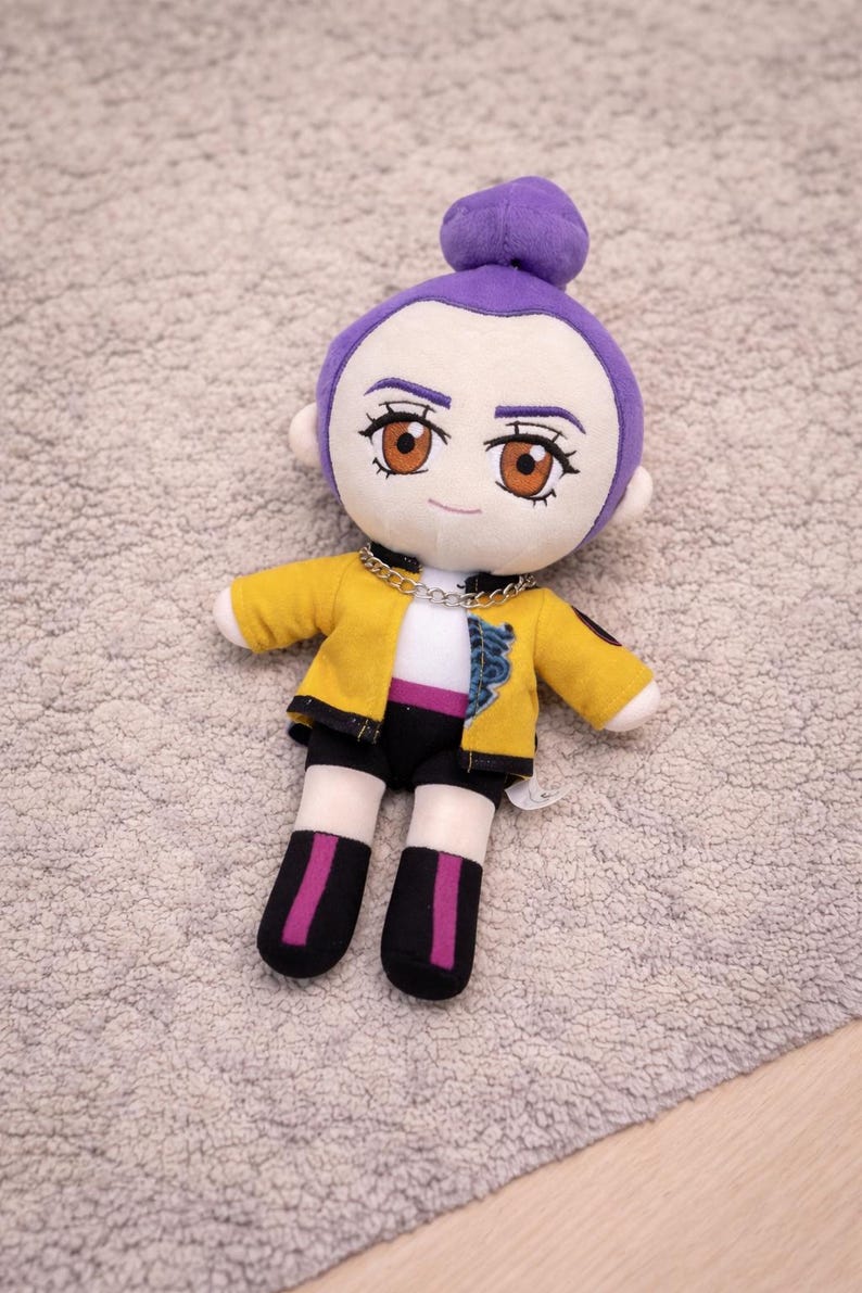 Rumi Plushie, K-pop Demon Hunters Plush Toy, Cute Rumi Doll, Huntrix ...
