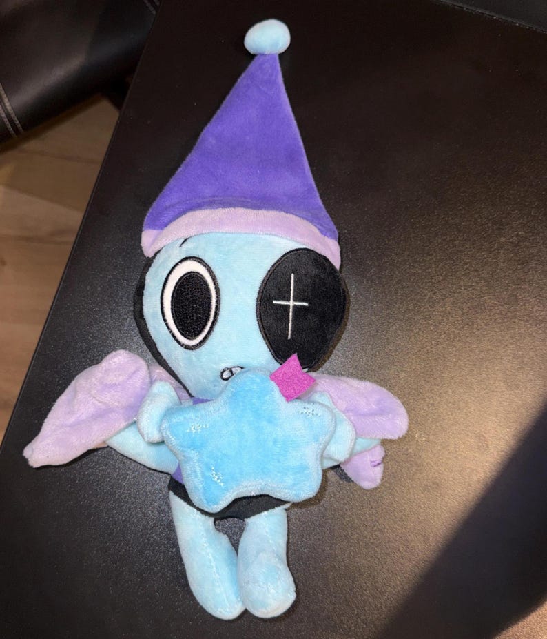 Dandy’s World Astro Plushie, Cute Roblox Astro Plush, Wizard Star Plush ...