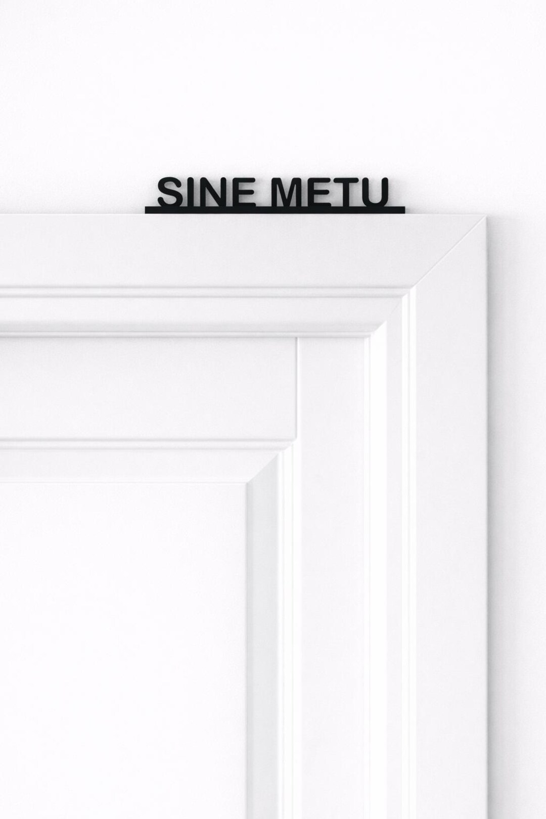 SINE METU Door Topper Sign – Fearless Action & Decision Control Decor ...