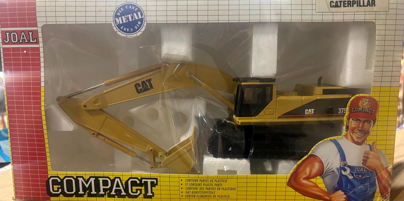 New Old Stock RARE Caterpillar 375 Toy Excavator Replica. Nice Details ...