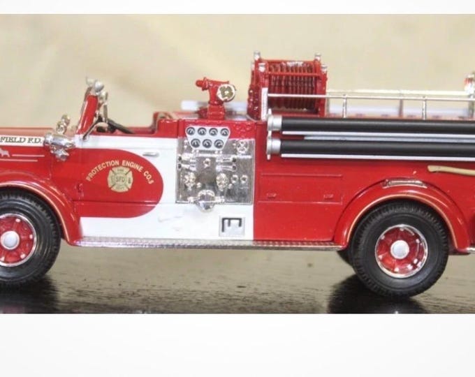 Corgi 1949 L Mack Fire Truck Springfield FD Toy Replica - Etsy