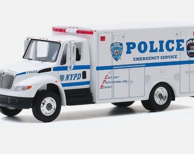 NYPD International Emergency Services Toy Truck Replica - Etsy
