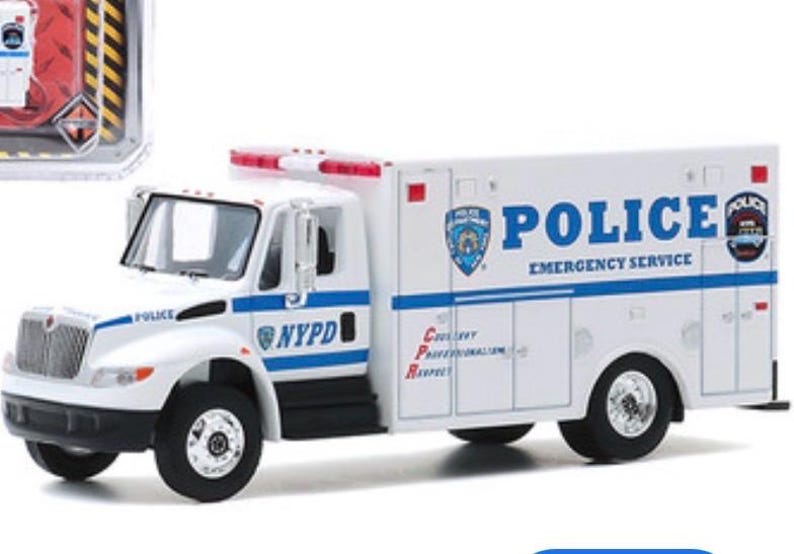 NYPD International Emergency Services Toy Truck Replica - Etsy