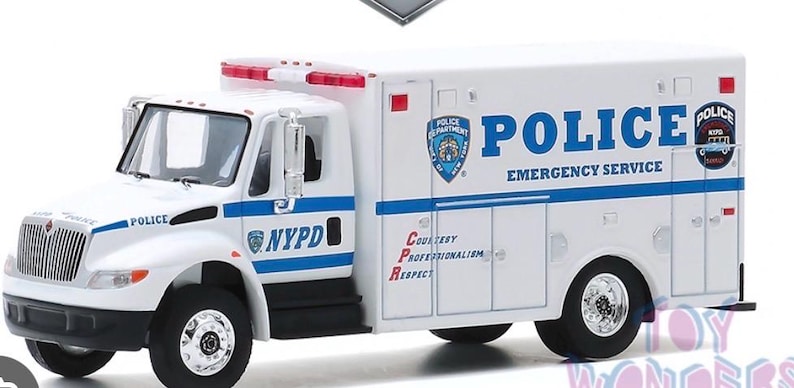 NYPD International Emergency Services Toy Truck Replica - Etsy