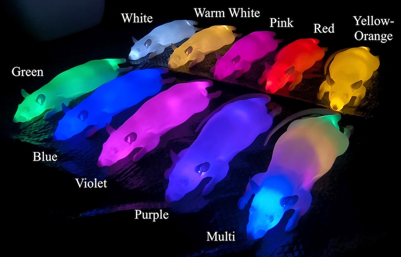 The Original Rat Light - NEW Deluxe Glow-in-the-dark Available! - Etsy