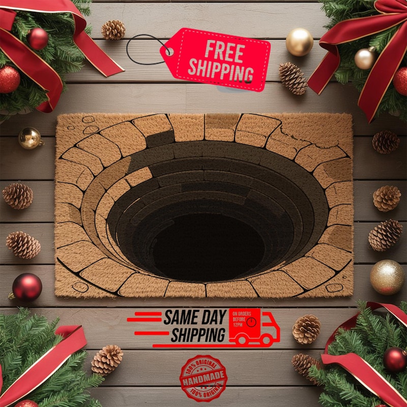 Optical Illusion Door Mat - Etsy