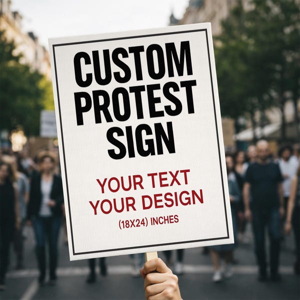 Custom Handheld Signs - Etsy