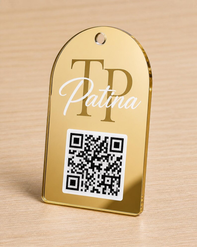 Custom QR Code Keychain – Personalized Acrylic QR Keyring for Website ...