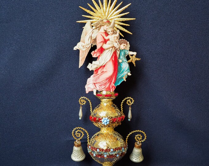 Victorian Christmas Tree Topper, Angel Topper, Victorian Topper ...