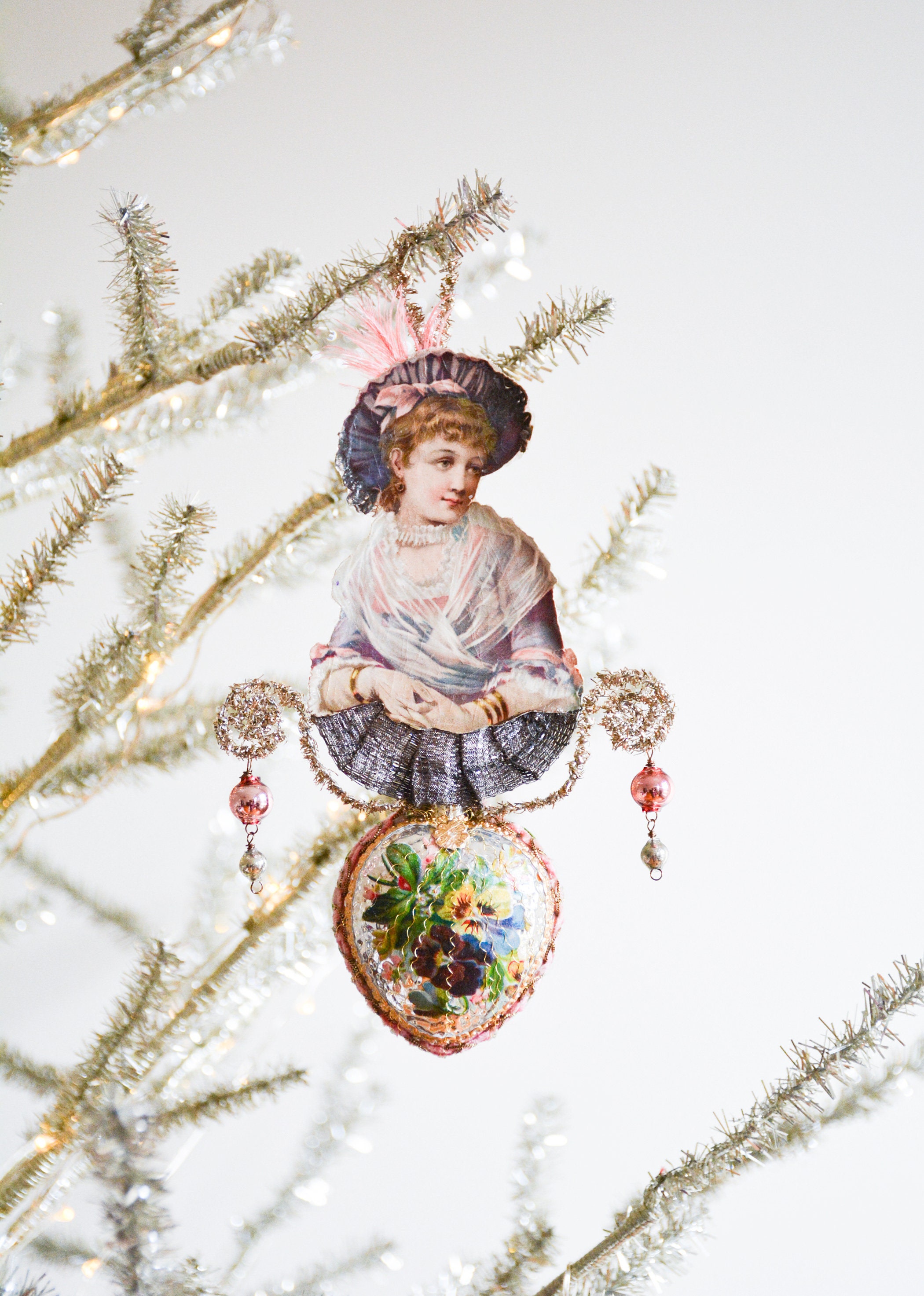 Victorian Christmas Ornament, Victorian Bauble, Antique Christmas ...