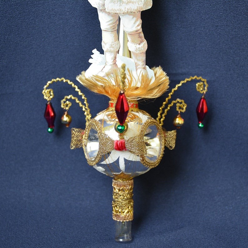 Angel Tree Topper Victorian Christmas Tree Topper Angel | Etsy