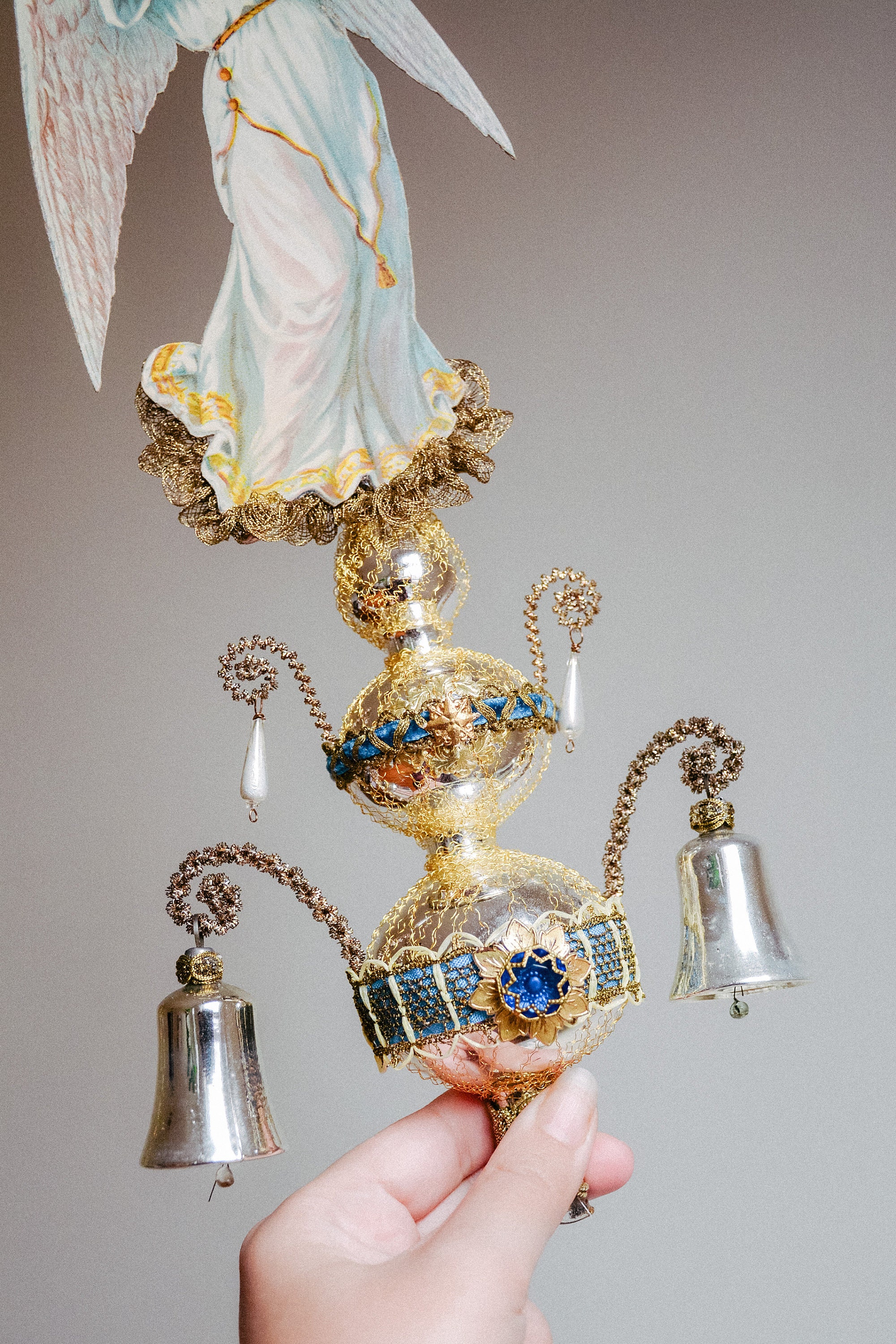 Victorian Christmas Tree Topper, Angel Topper, Victorian Topper ...