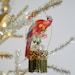 Parrot Christmas Ornament, Victorian Christmas Ornament, Glass Parrot ...