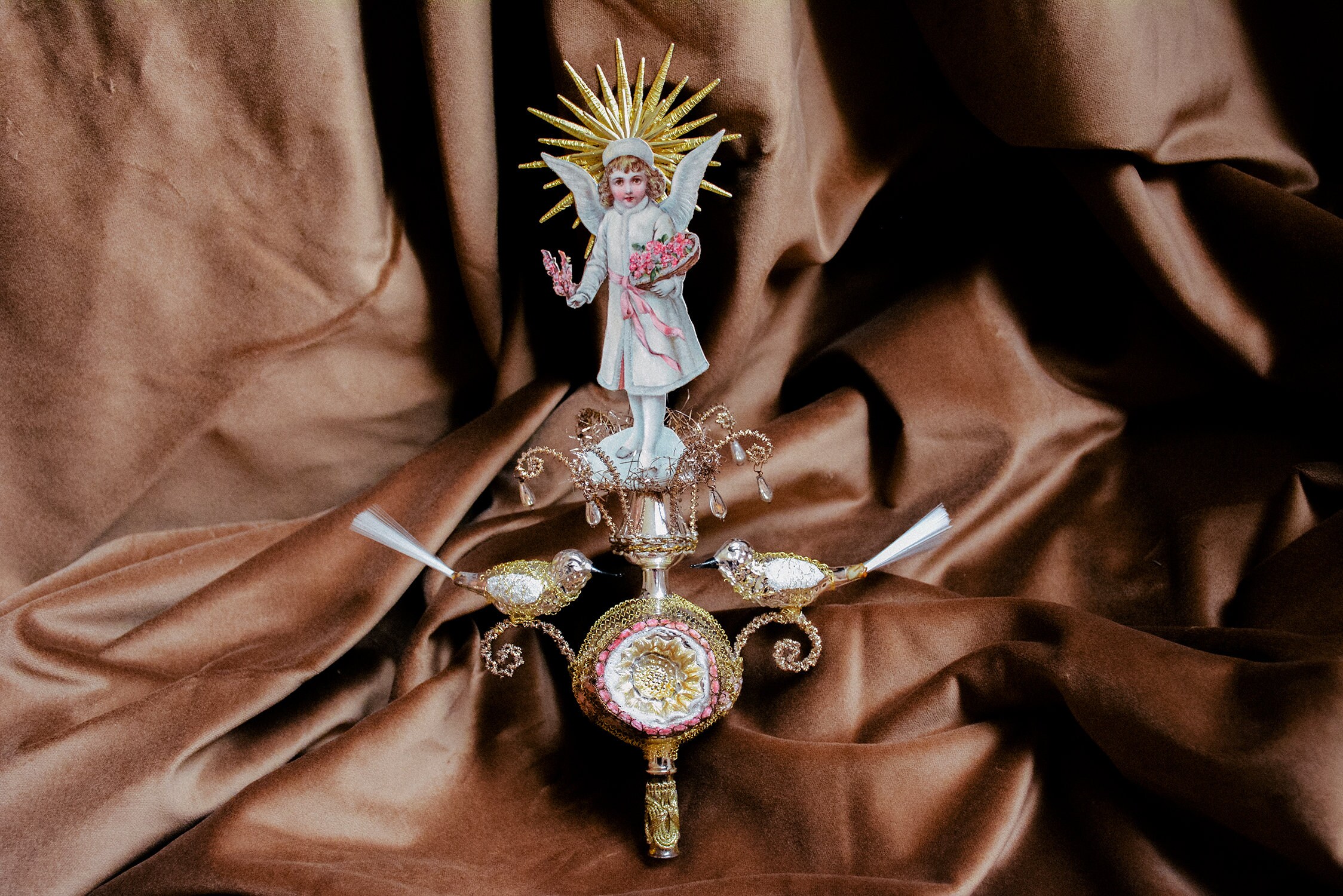 Victorian Christmas Tree Topper, Angel Topper, Victorian Topper ...