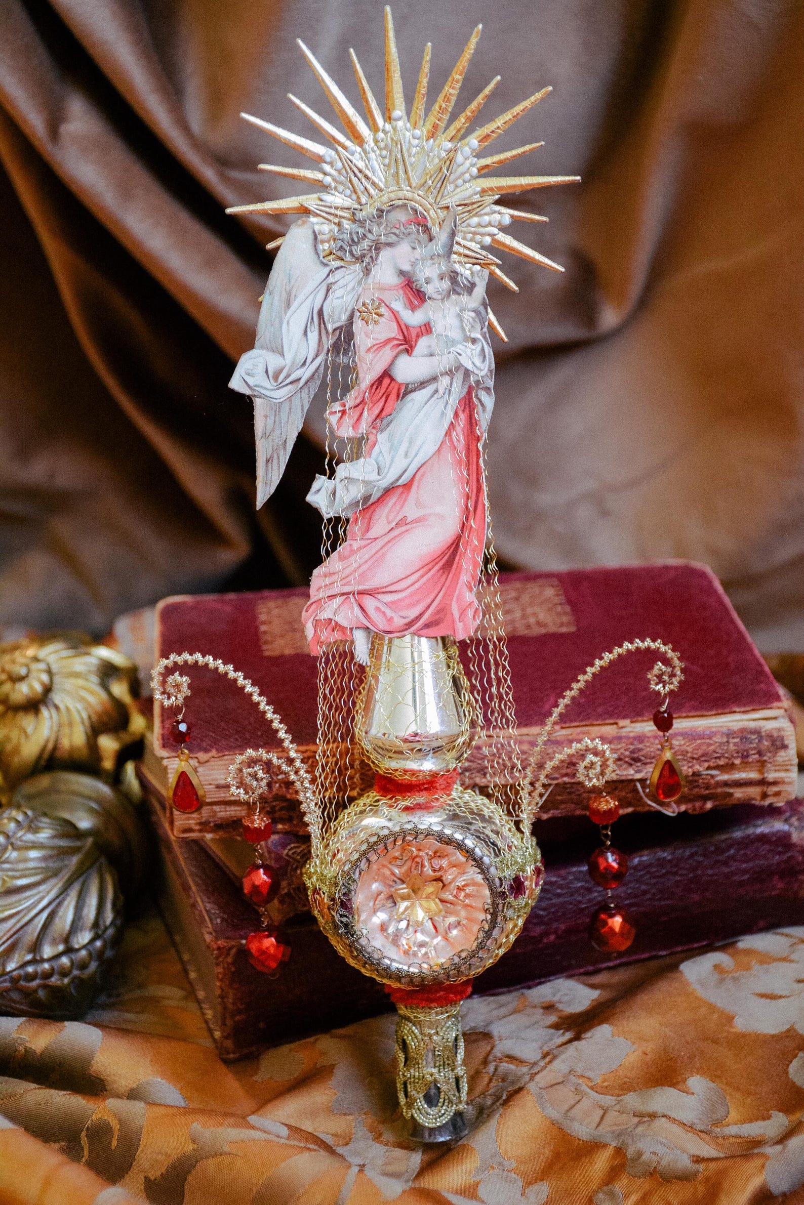 Angel Victorian Christmas Tree Topper | GLORIA - Etsy