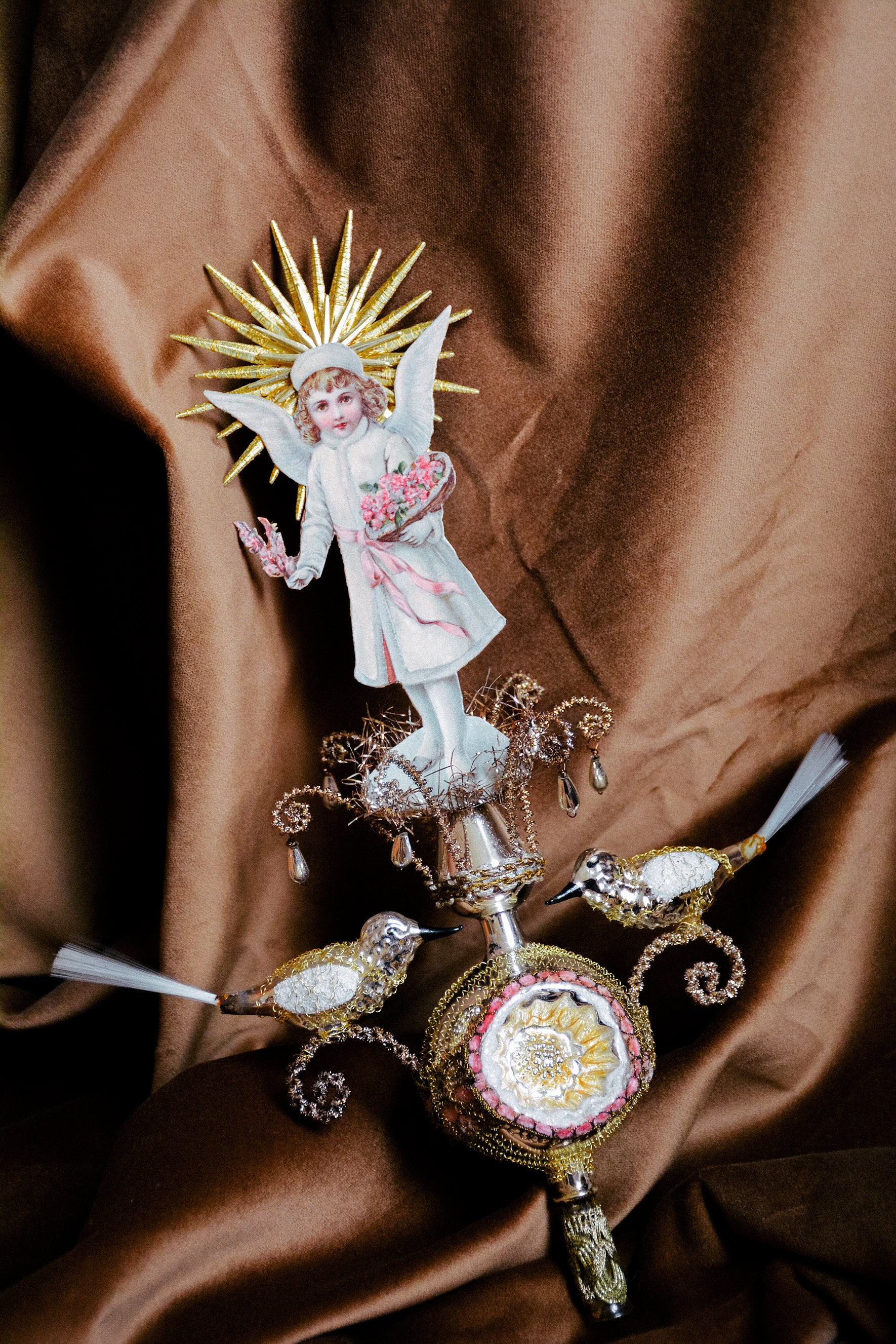 Victorian Christmas Tree Topper, Angel Topper, Victorian Topper ...