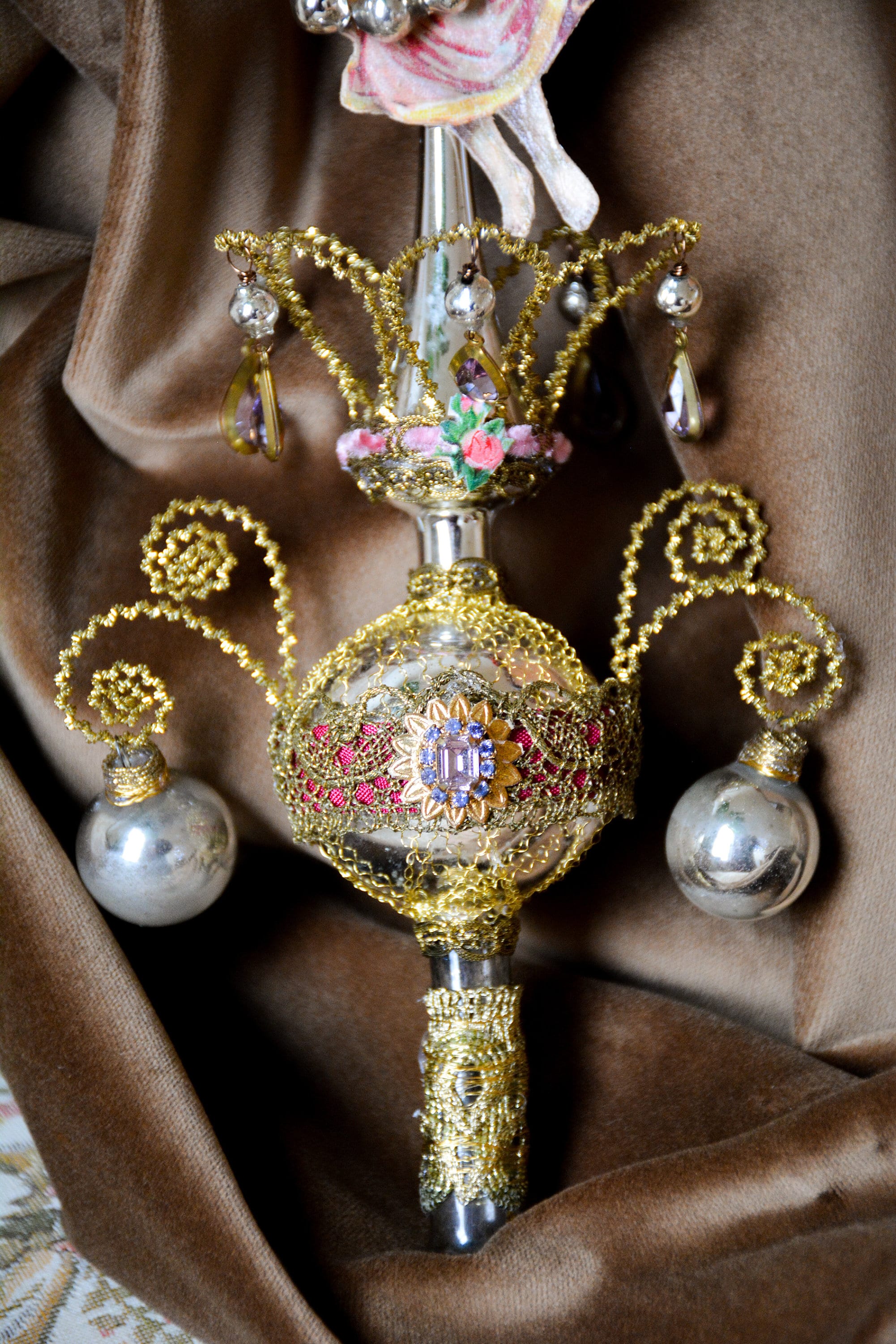 Victorian Christmas Tree Topper, Angel Topper, Victorian Topper ...