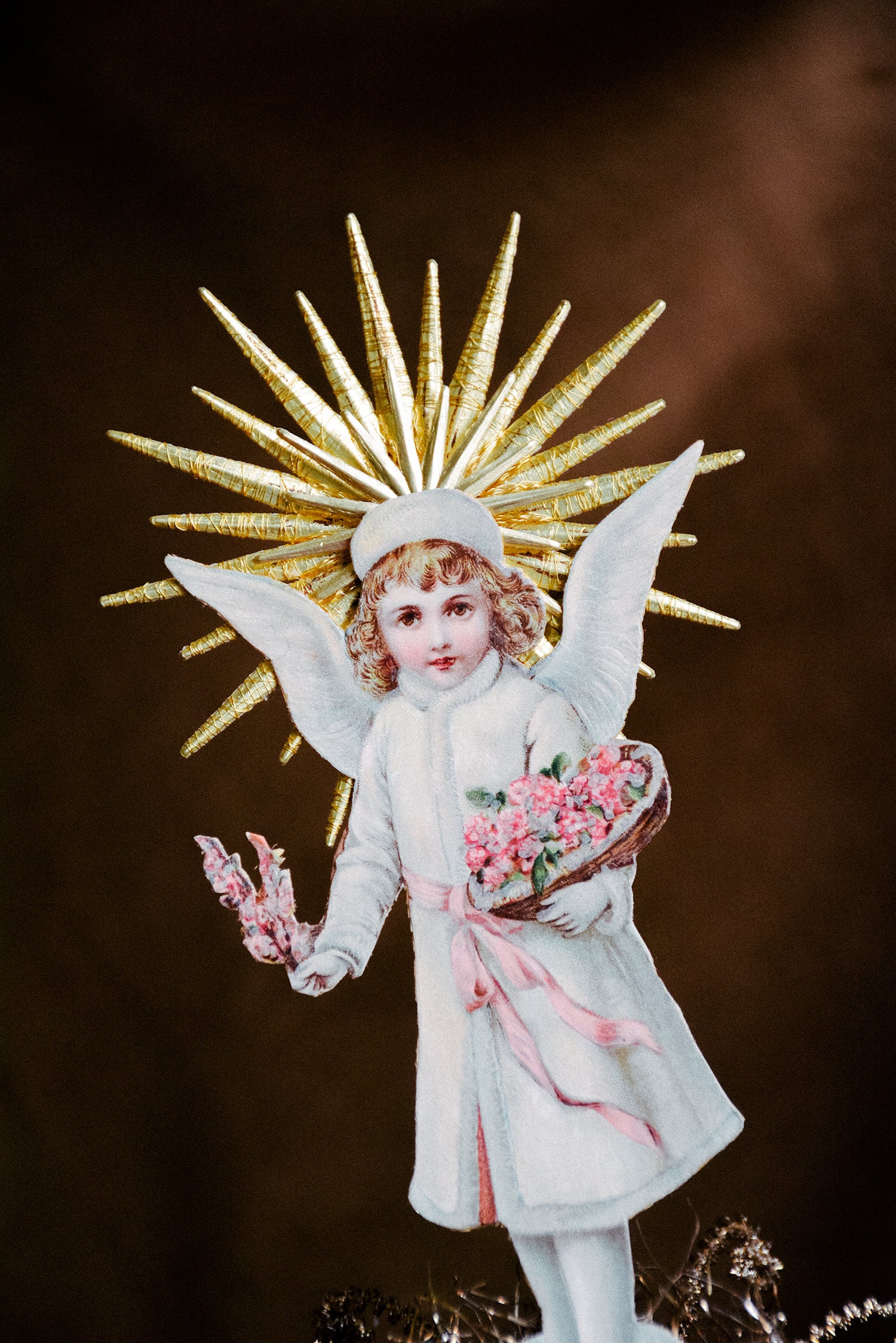 Victorian Christmas Tree Topper, Angel Topper, Victorian Topper ...