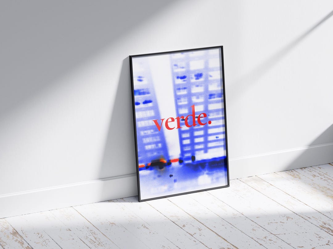 INVERT | Poster Graphic Cyber Design Print Wall Art for Living Room ...