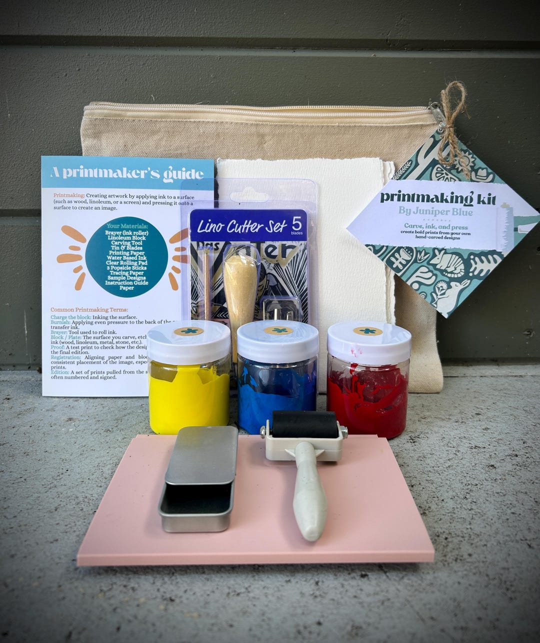 Printmaking Kits - Linoleum Carving! - Etsy