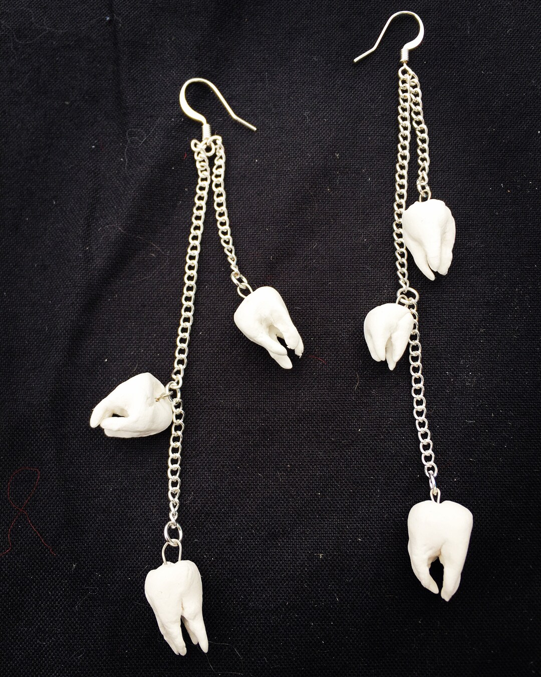 Dangling Teeth Earrings - Etsy
