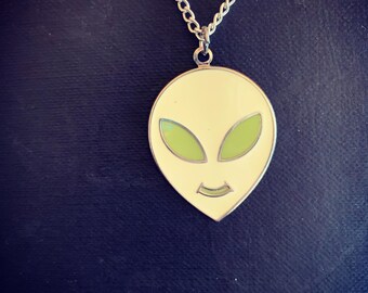 Alien Head Necklace | Etsy