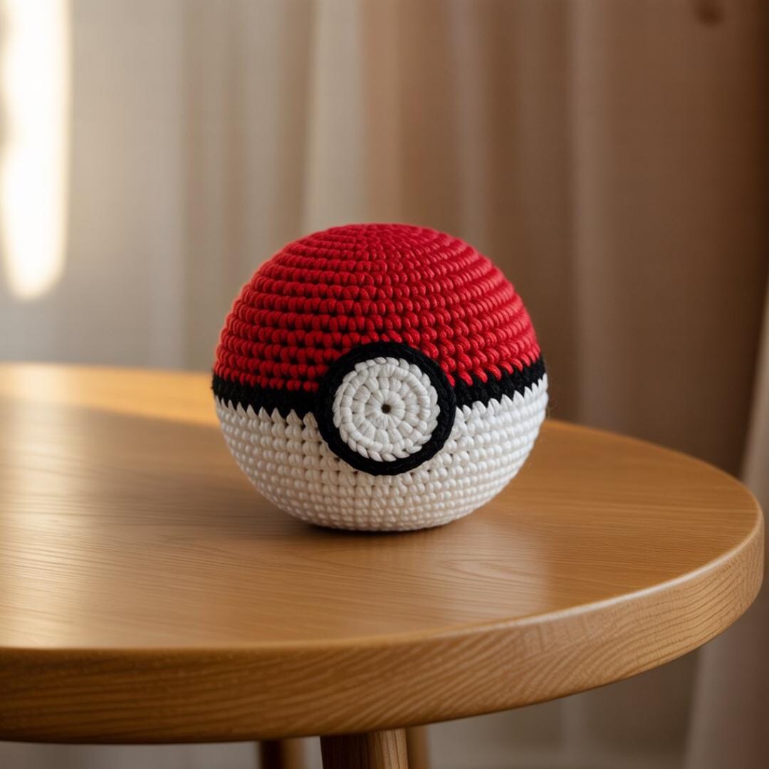 Poké Ball Crochet Pattern - Etsy