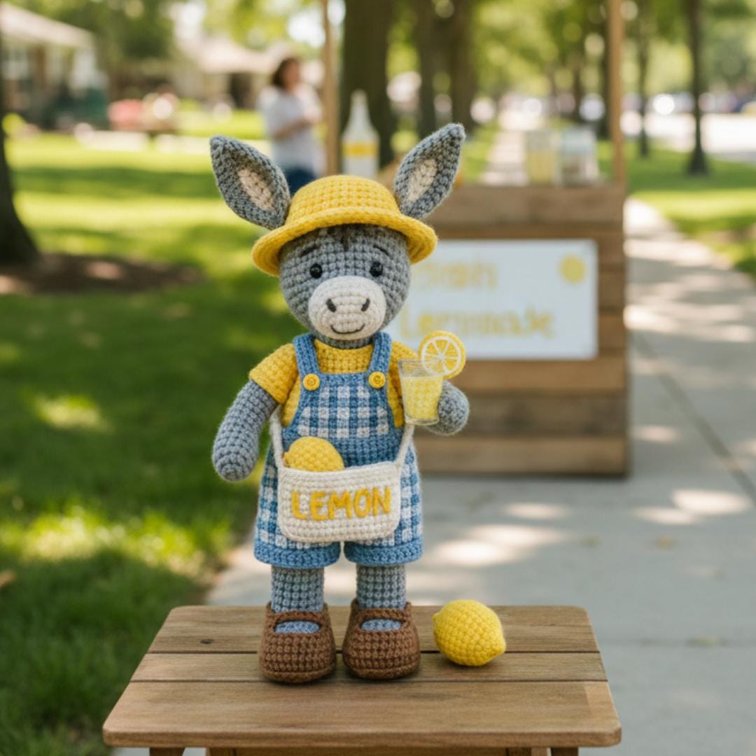Lemon Stand Donkey – Crochet Pattern - Etsy