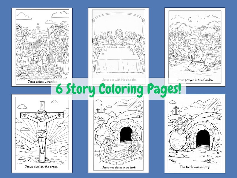 Jesus is Alive Easter Activity Pack – Holy Week Bible Printables (ages ...