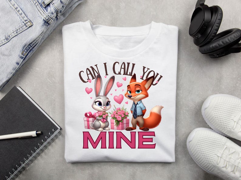 Zootopia Valentine PNG, Cartoon Character Clipart (digital Download) - Etsy