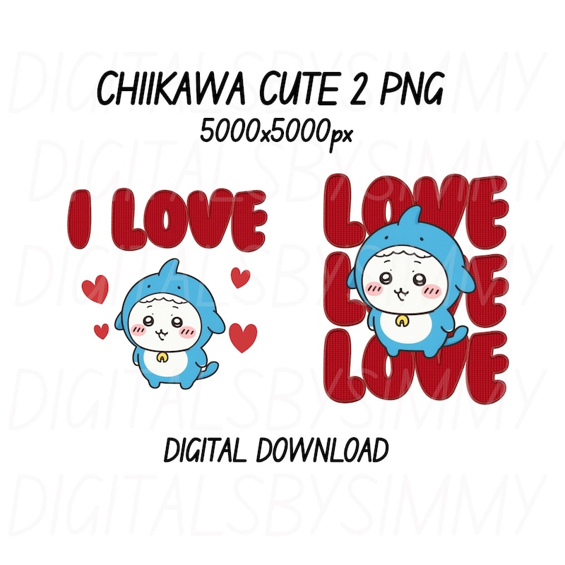 Chiikawa Stickers Png - Etsy