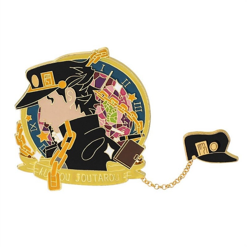 Anime Inspired Hard Enamel Pin Anime Brooches Anime Etsy