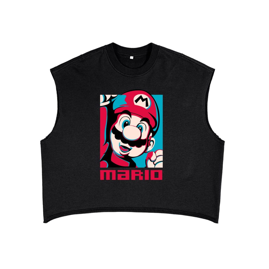 Super Mario (french Terry Boxy Tank Top) - Etsy