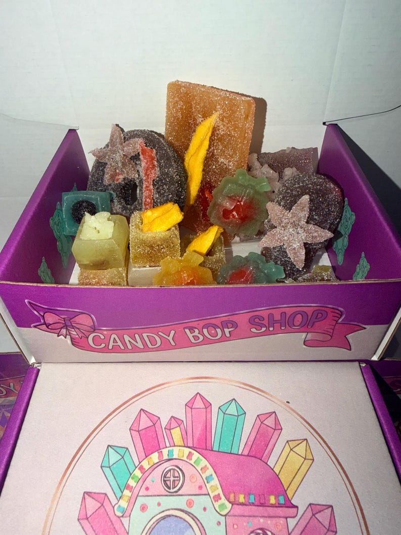 1 Lb Gusher, Jam/paste, Gummy Filled Japanese Crystal Candy Kohakutou ...