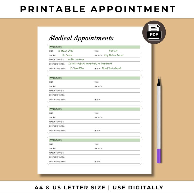 Printable Medical Note Book - Etsy UK