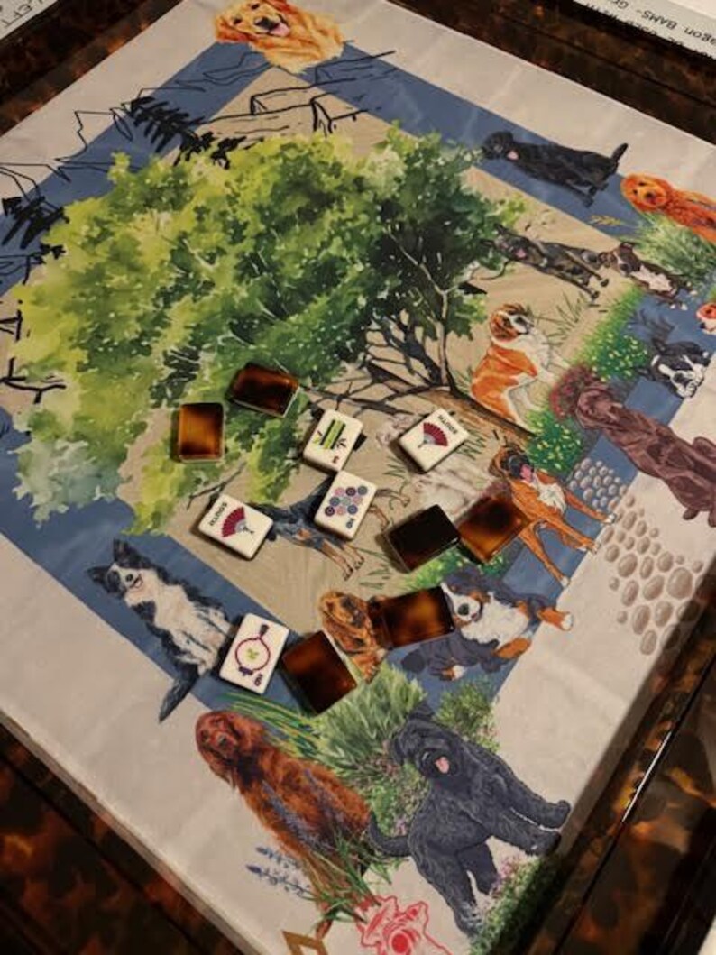 Dog Breeds Mahjong Mat – "man's Best Friend" - Etsy