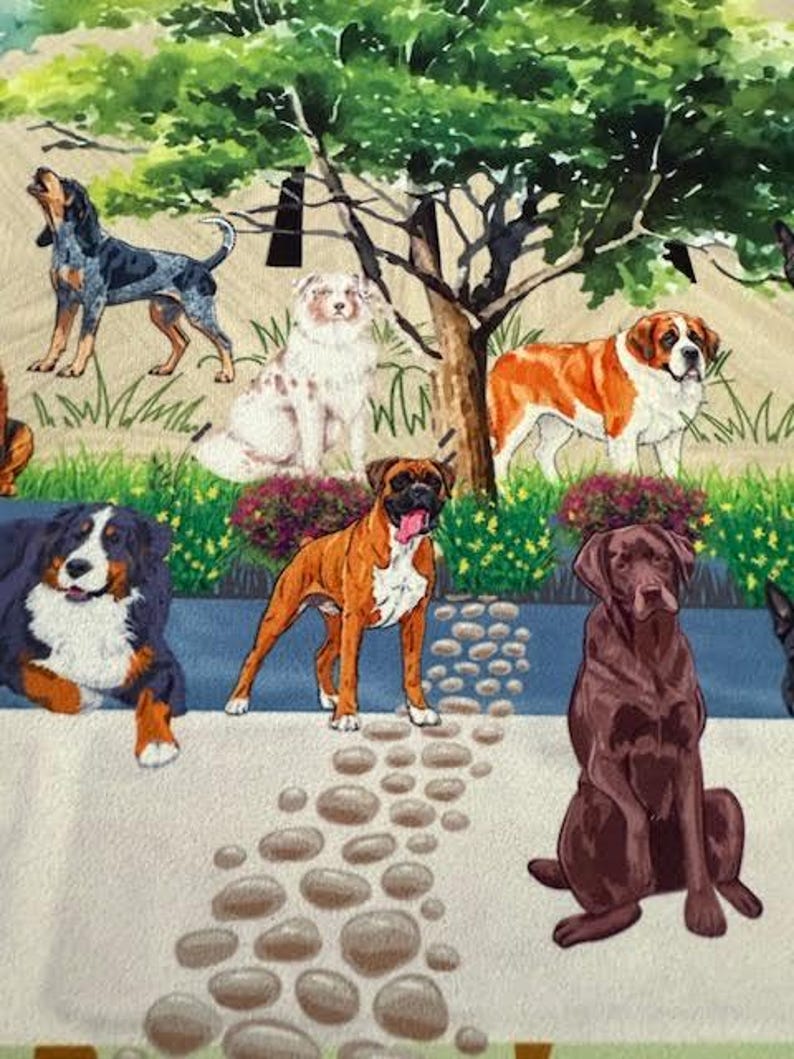 Dog Breeds Mahjong Mat – "man's Best Friend" - Etsy