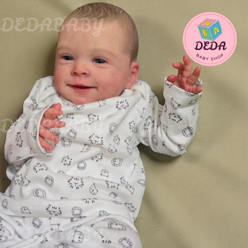 Reborn Baby Doll Danni: Soft Vinyl, Light Skin, Cloth Body - Etsy