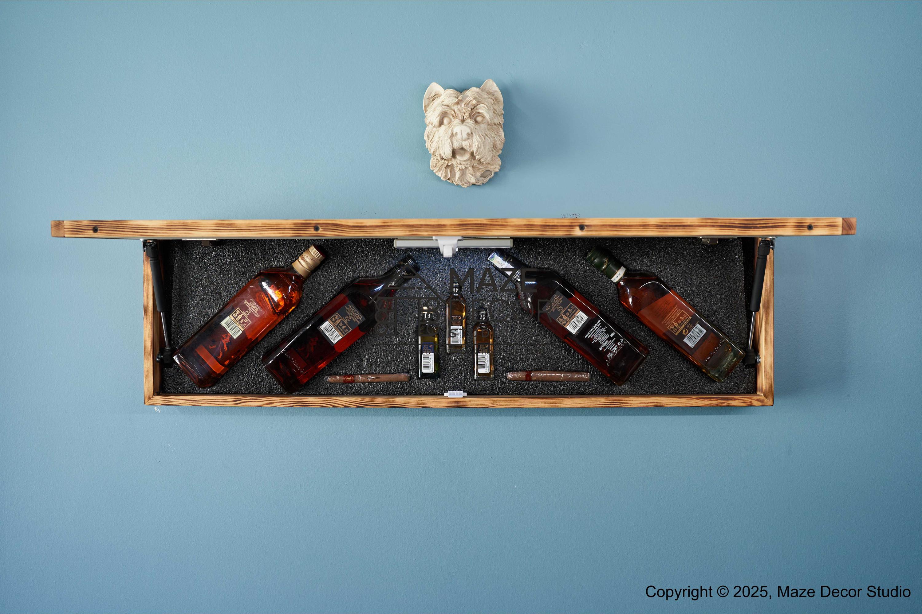 Personalized Hidden Wall Safe | “family Name Edition” | Rustic Wall Art ...