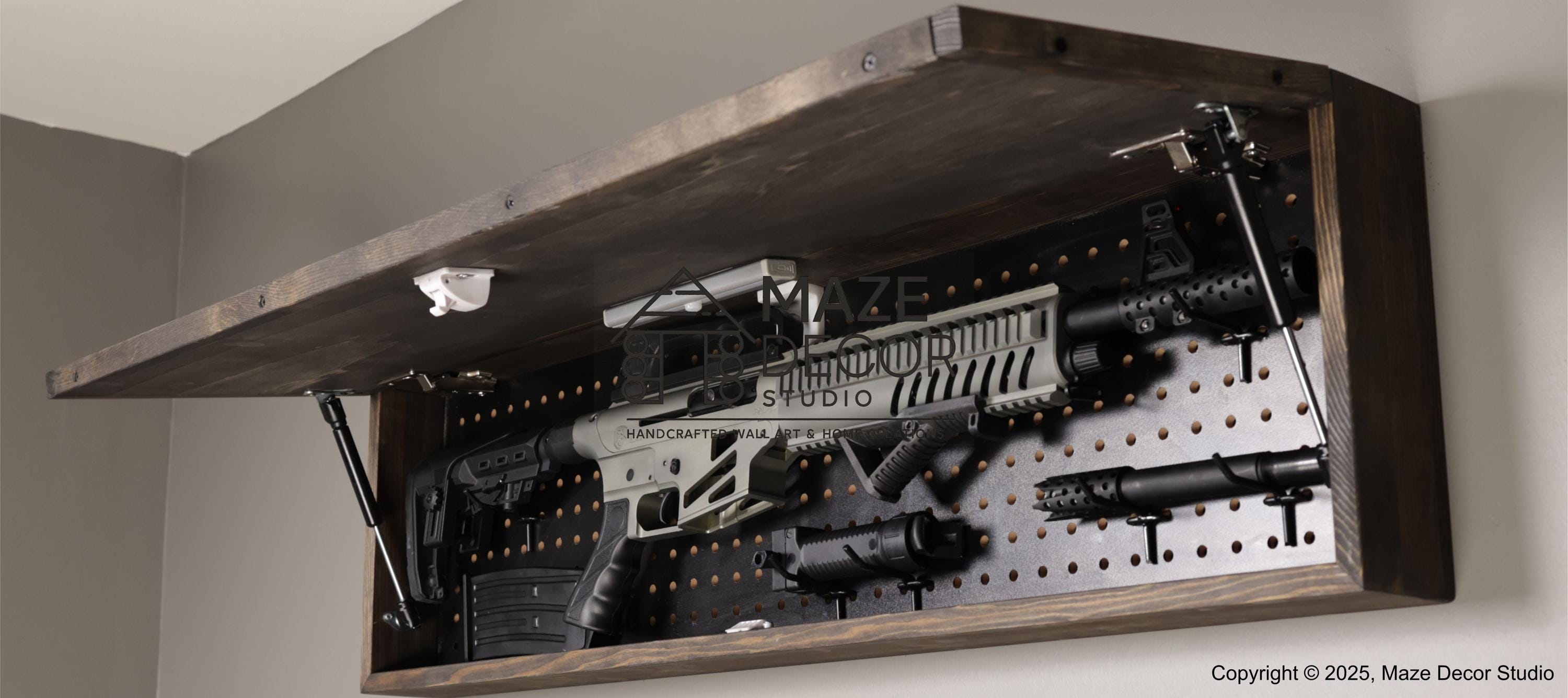 Personalized Hidden Wall Safe | “family Name Edition” | Rustic Wall Art ...