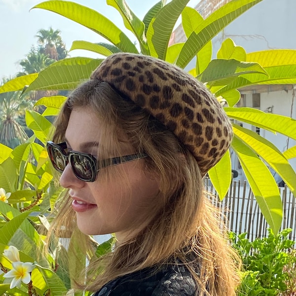 Leopard Skin Pillbox Hat - Etsy