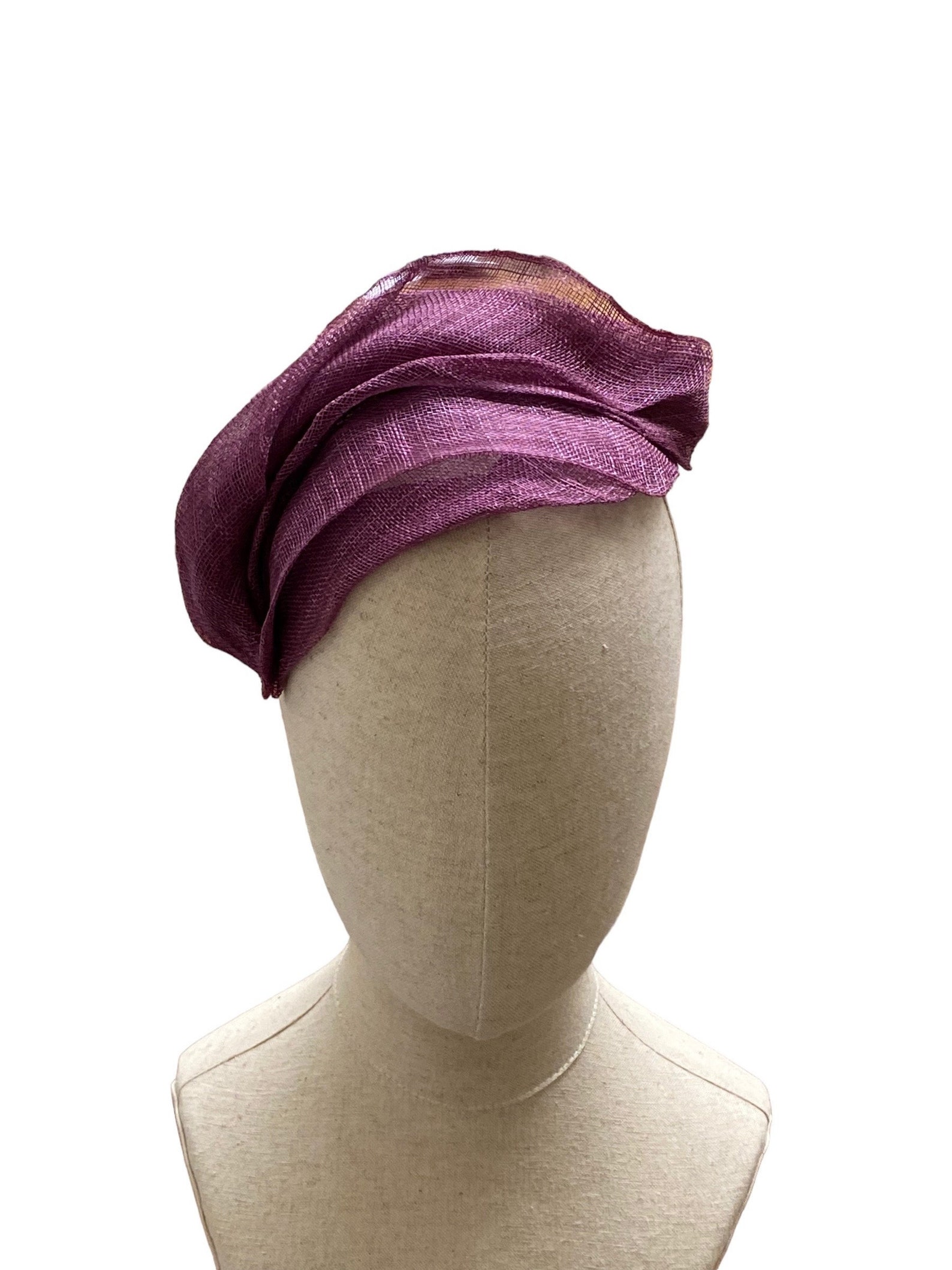 Purple Dress Hat for Formal Summer Event/ Lilac Mini Hat Mother of the ...