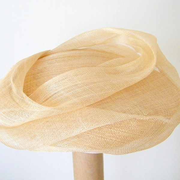 Beige Fascinator Hat - Etsy