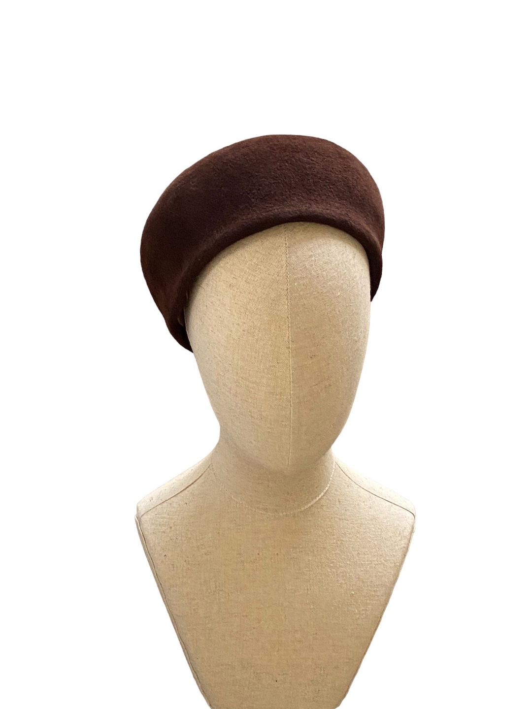 Brown Pillbox Hat, Formal Winter Hat for Women, Occasion Hat, Event Hat ...