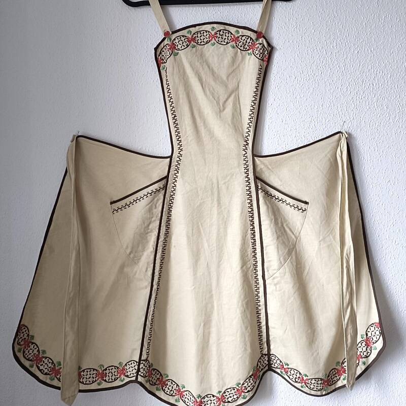 Mid Century Waist Apron - Etsy UK