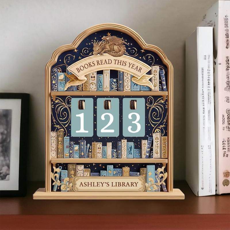 Tabletop Book Counter - Etsy