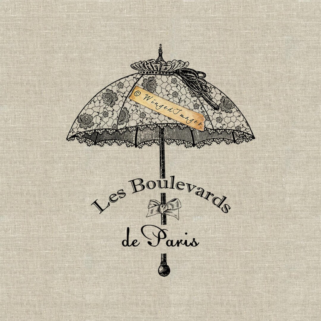 Vintage French Fancy Parasol. Instant Download Digital Image No.143 ...