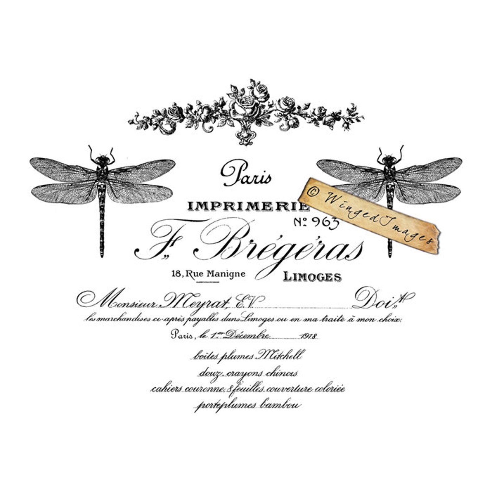 Vintage Altered French Invoice Instant Download Digital Image Etsy vintage-altered-french-invoice-instant-download-digital-image-etsy